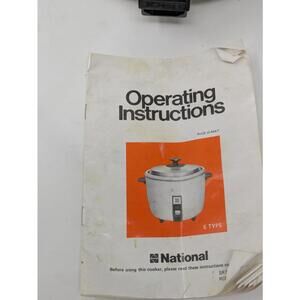 Kitchen | Vintage National Riceomat 8 Cup Rice Cooker Sr15egh W ...